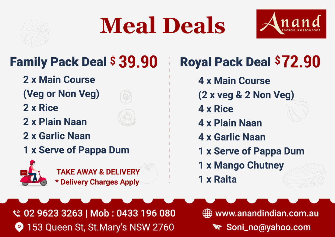 Anand Indian Restaurant | Indian Cuisine, Functions & Parties | St ...